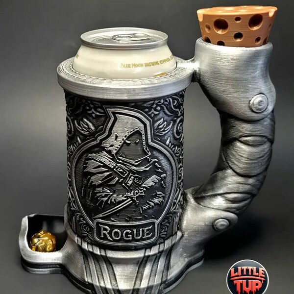 The Legend 12oz Unpainted Can Koozie Dice Tower Littletup ASA Filament ...