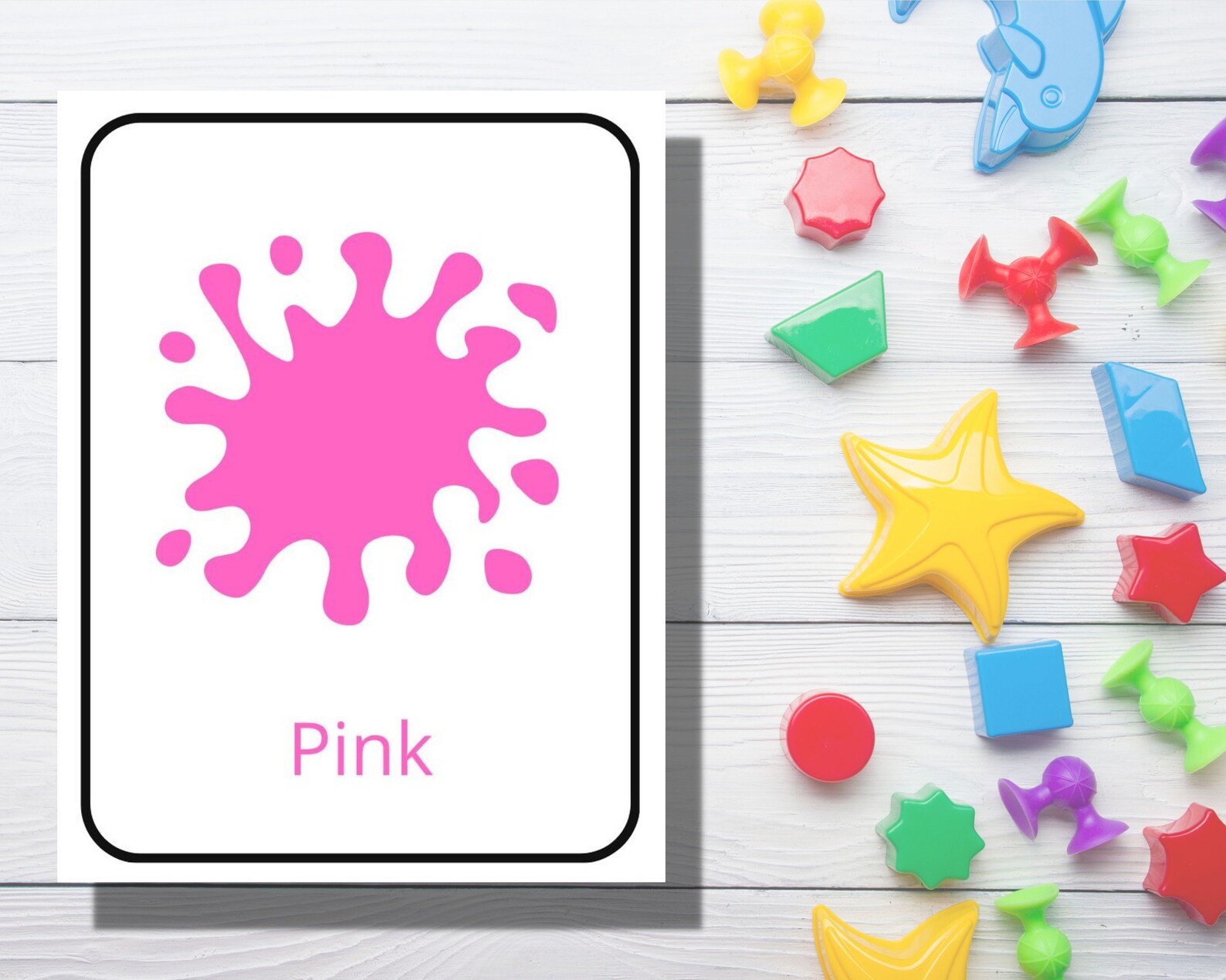 Educational Printables Montessori Colors Flashcards - Etsy