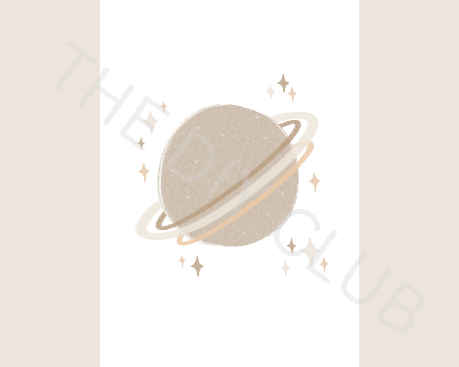 Set of 3 Neutral Space Theme Prints Nursery Children Baby Artwork ...