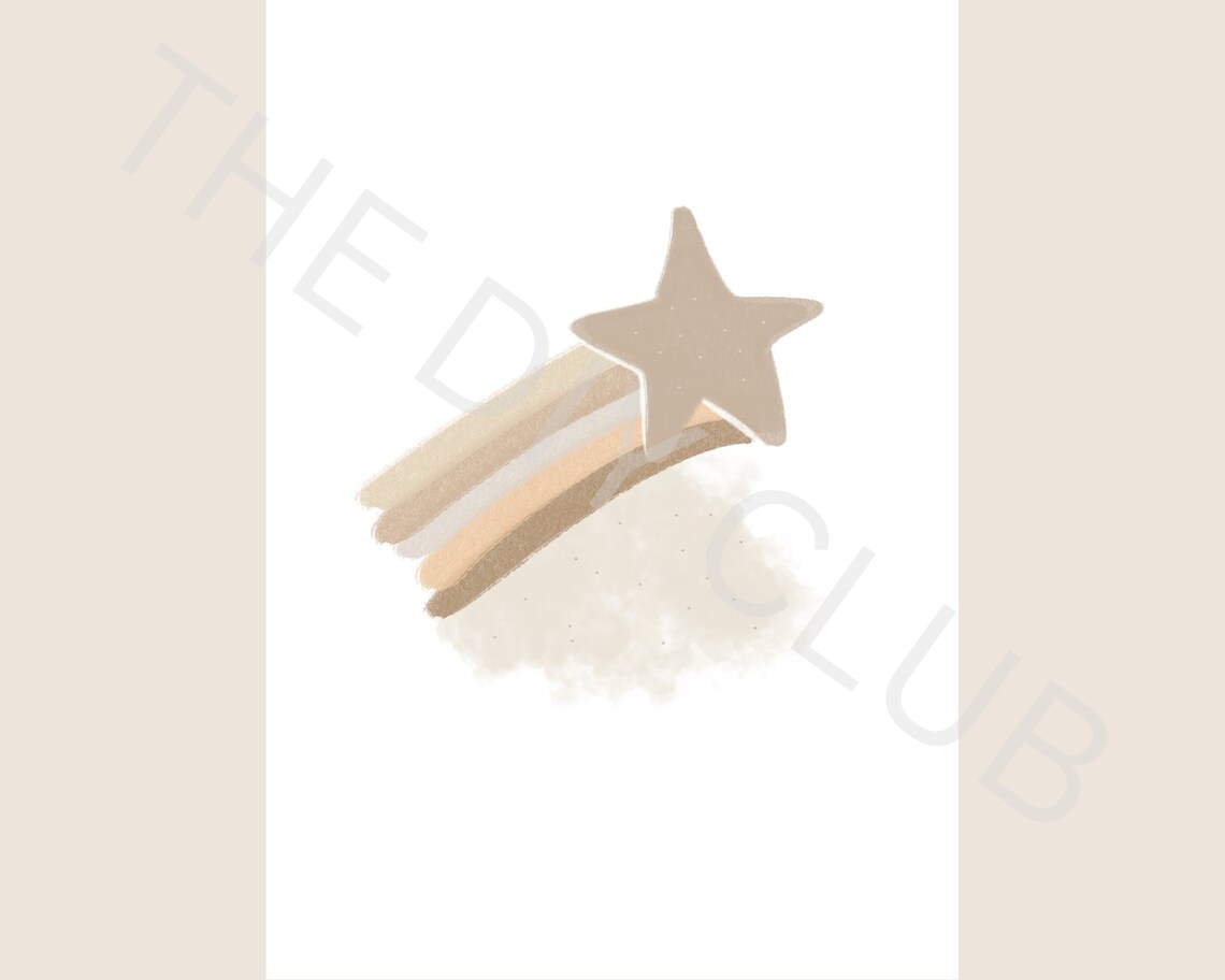 Set of 3 Neutral Space Theme Prints Nursery Children Baby Artwork ...