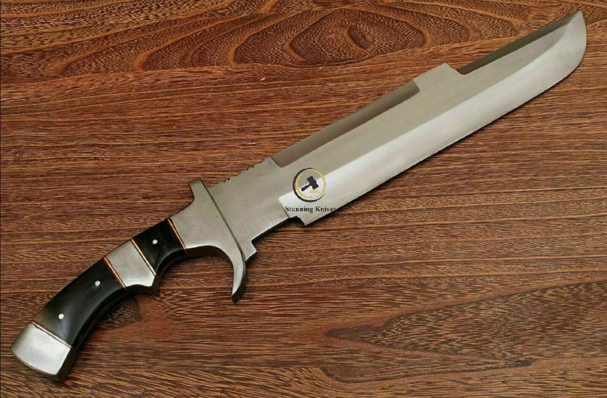 24 Inch Machete, Handmade Carbon Steel Hunting Full Tang Hunting ...