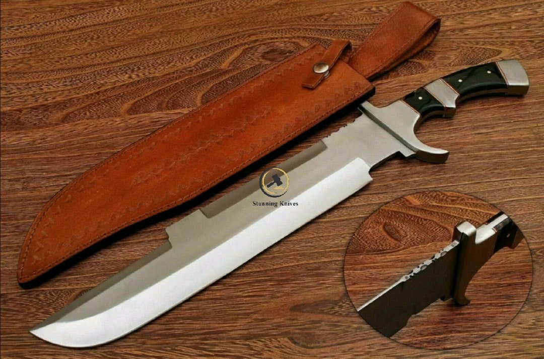 24 Inch Machete, Handmade Carbon Steel Hunting Full Tang Hunting ...