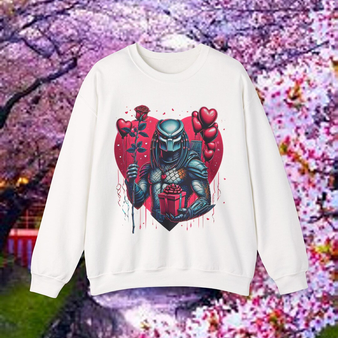 Predator Inspired Valentine 3 Jumper Crewneck Sweatshirt - Etsy