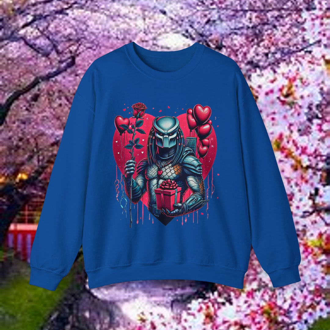 Predator Inspired Valentine 3 Jumper Crewneck Sweatshirt - Etsy