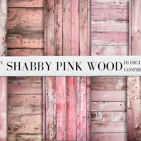 Pink Wood Grain Scrapbook Paper - Etsy