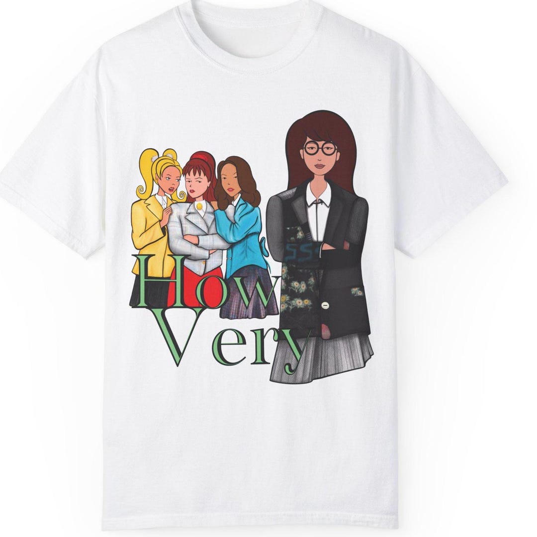How Very Daria X Heathers Mashup Retro 90s Mtv Cartoon Tv Cult Classic ...