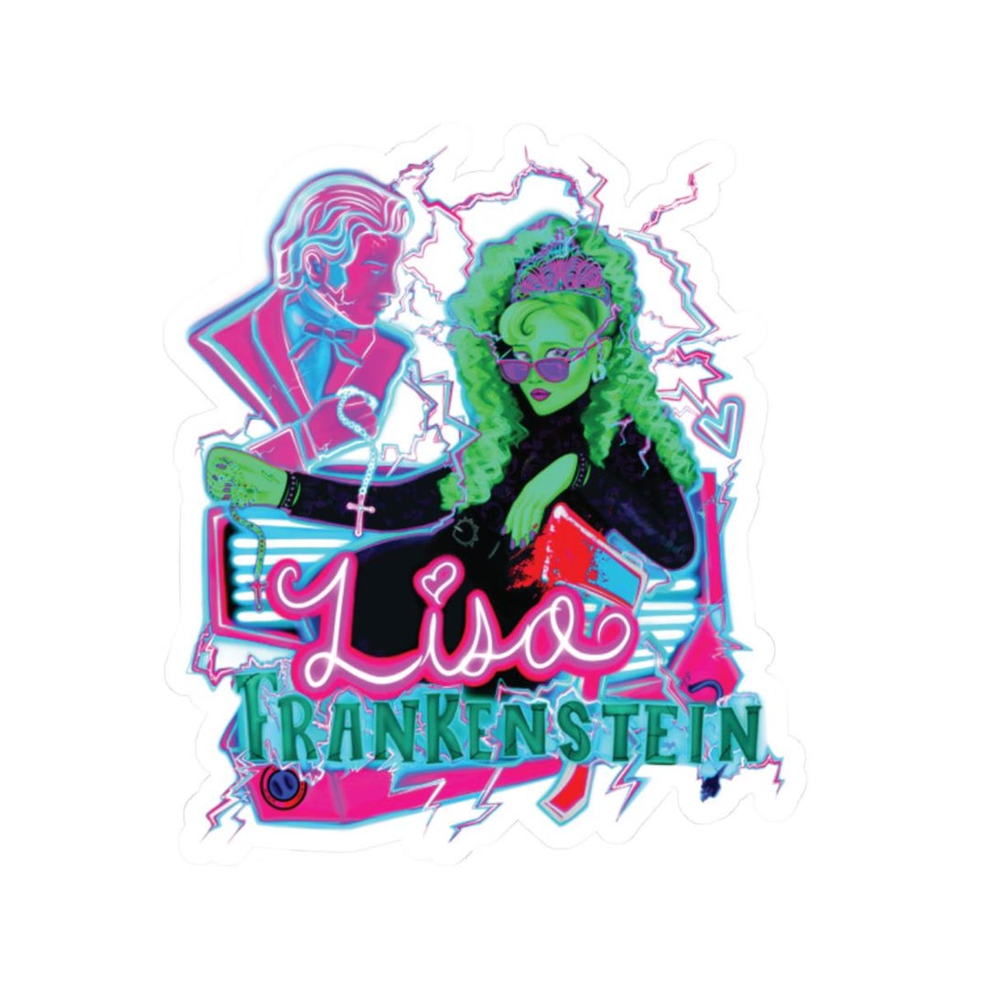 Zombie Lisa Frankenstein Horror Comedy Movie Sticker - Etsy
