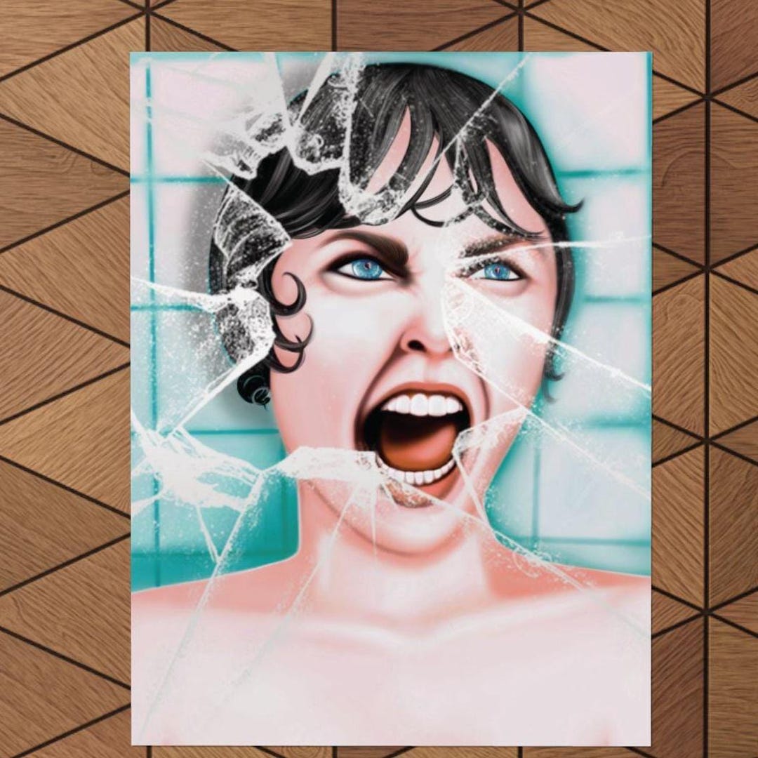 Psycho Alfred Hitchcock Janet Leigh Horror Movie Cult Classic Film ...