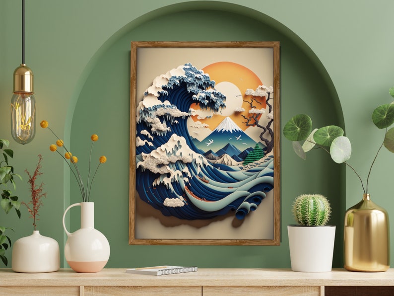Katsushika Hokusai Posters, the Great Wave Poster, Japanese Art ...
