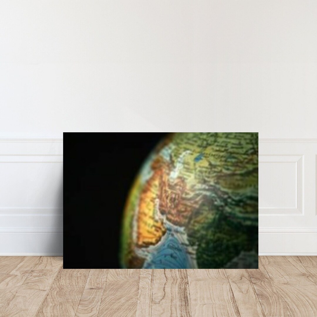 Globe map Canvas, Home Decor Ready To Hang, Canvas Wall Art Canvas ...