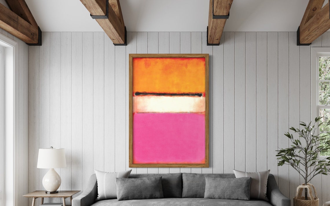 Mark Rothko Frame Canvas/poster Art Reproduction, Rothko Reproduction ...