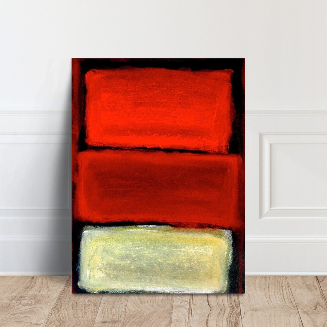 Mark Rothko Framed Art Print, Mark Rothko Wall Decor, Rothko Yellow ...