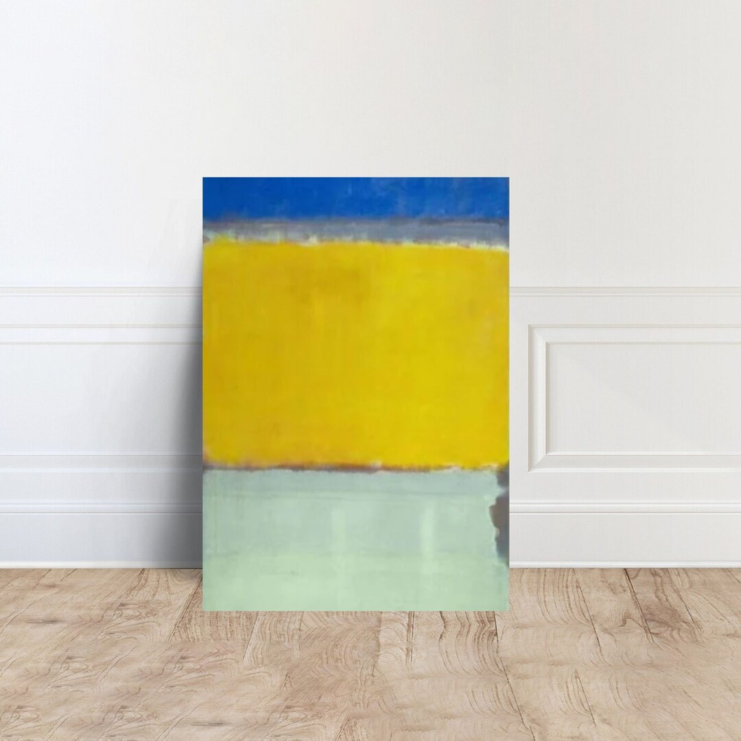 Mark Rothko No 10 Canvas, Home Decor Ready to Hang, Wall Art Canvas ...