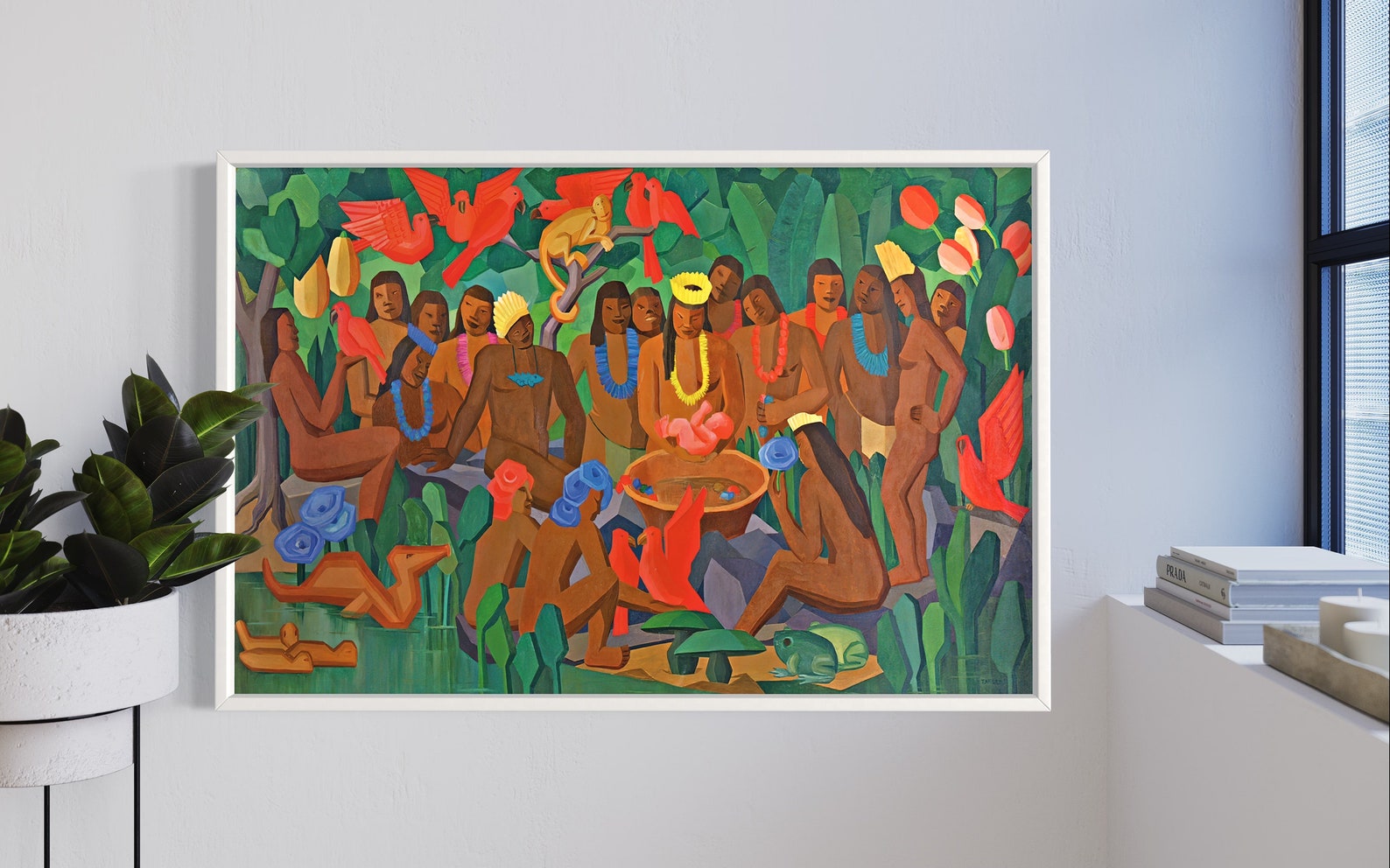Tarsila Do Amaral Macunaíma Print | Brazilian Modernist Canvas Wall Art ...