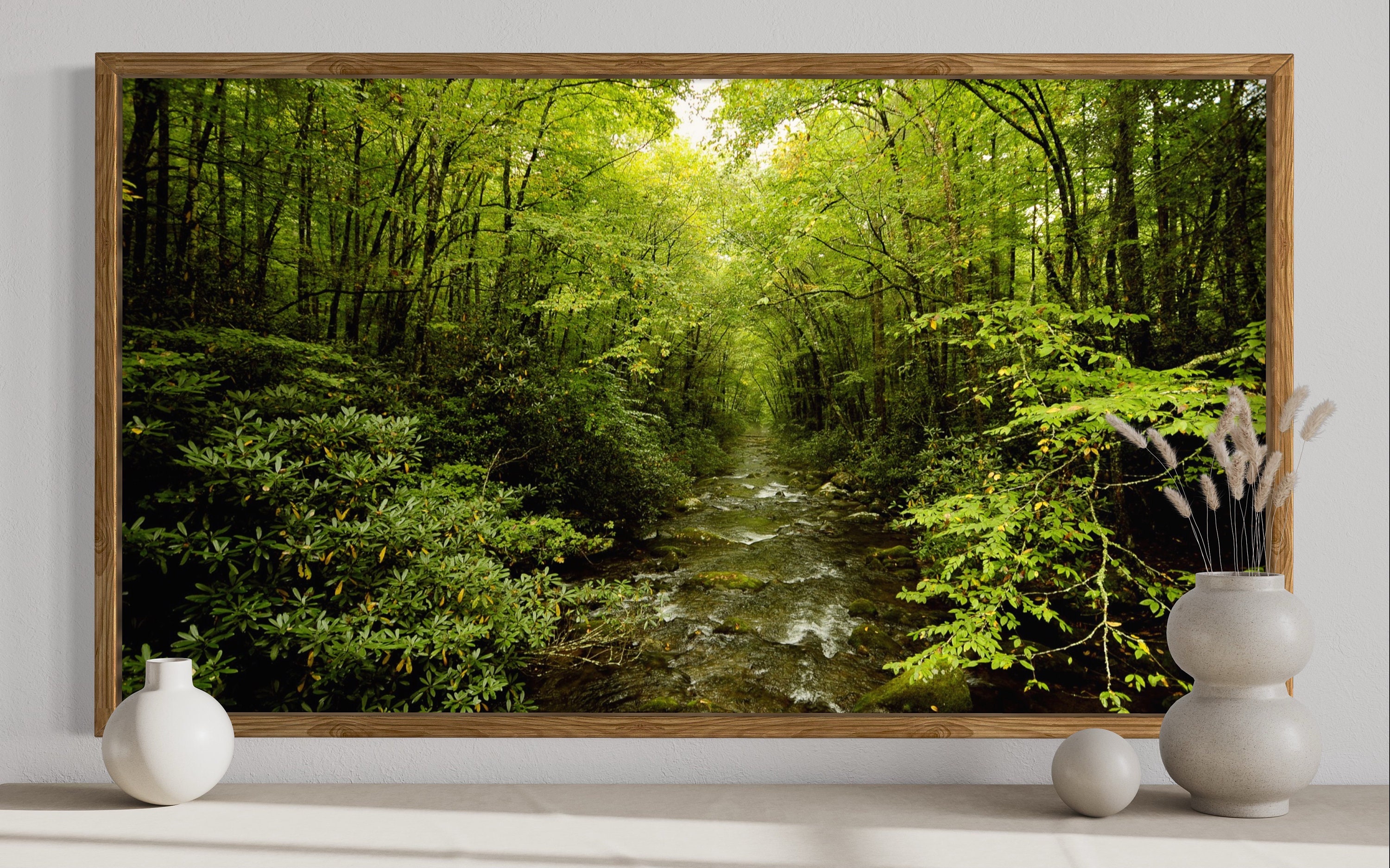 Forest Wall Art, Forest Canvas, Forest Wall Decor, Tree Wall Art, Tree ...