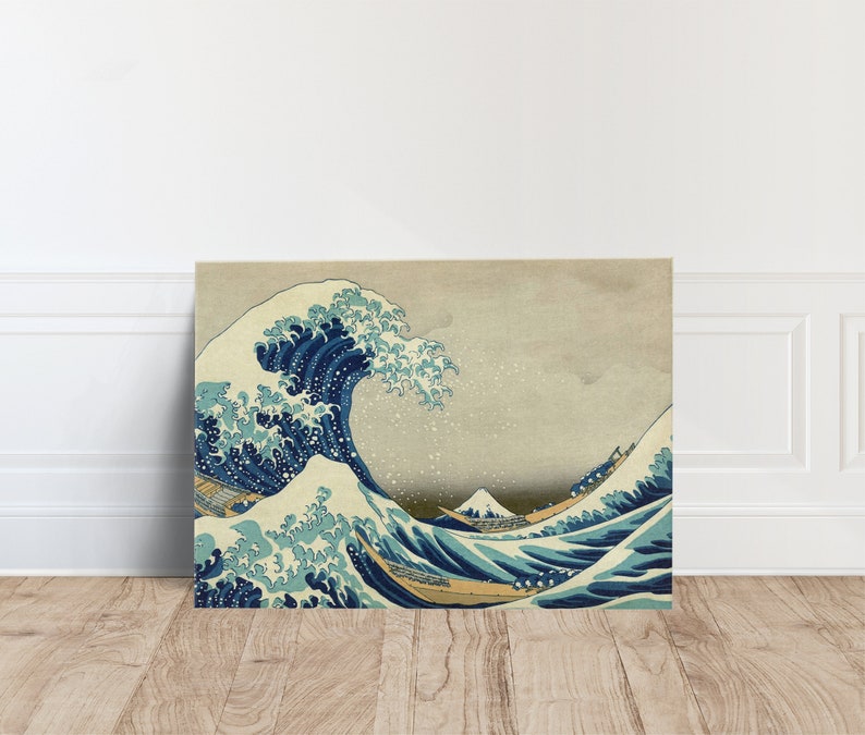 Katsushika Hokusai Posters the Great Wave Poster Japanese - Etsy