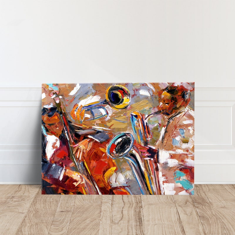Jazz Painting - Etsy
