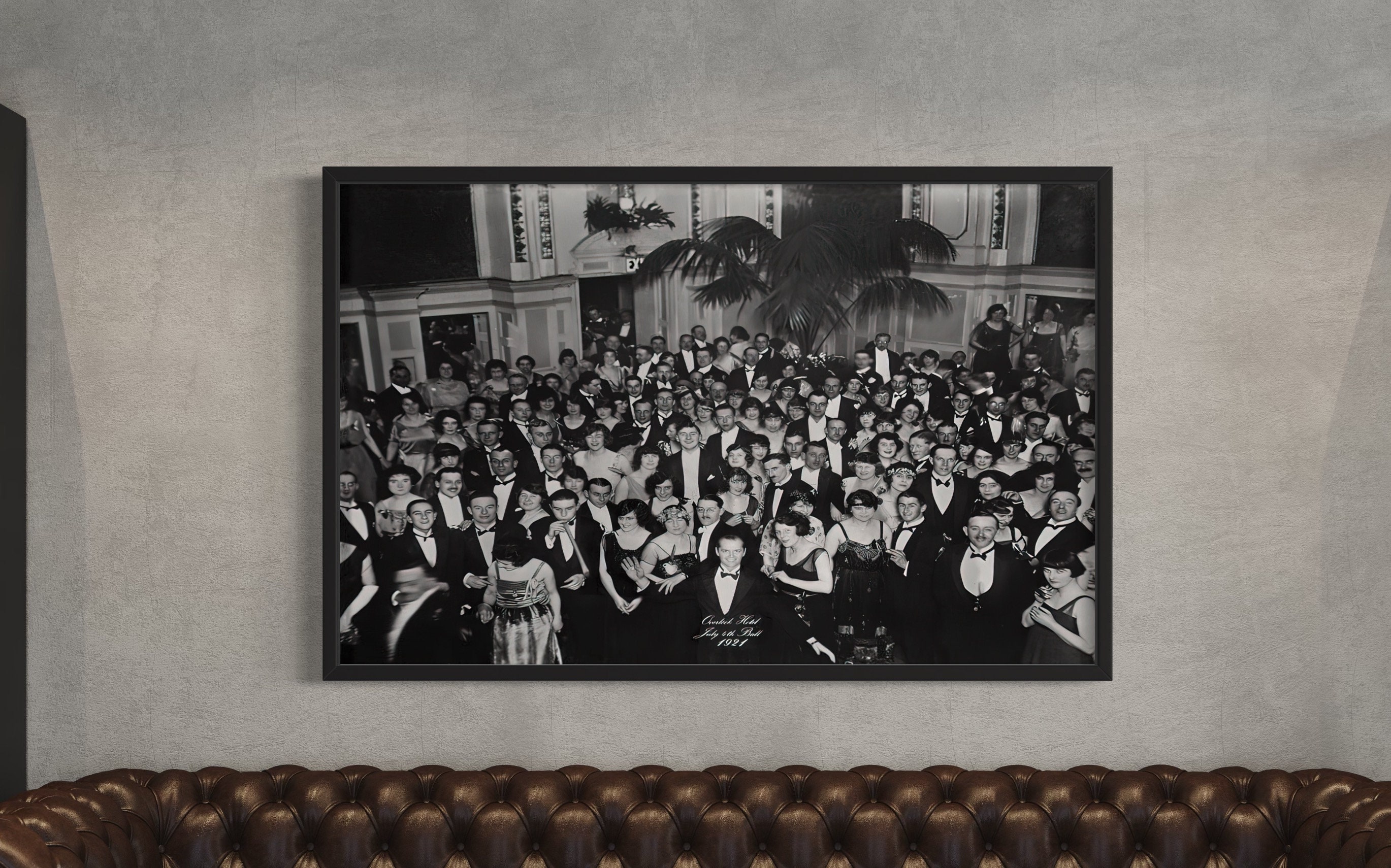 Overlook Hotel the Shining Movie Canvas Wall Art Poster Overlook Hotel Ballroom 1921 S.kubrick ...