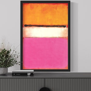 Mark Rothko Frame Canvas/poster Art Reproduction, Rothko Reproduction ...