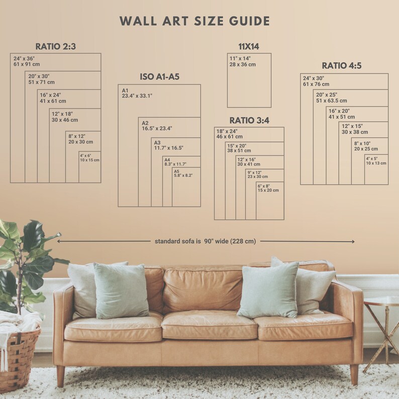 Boho Wall Line Art Print Set of 6 Landmark Architecture for Decor ...