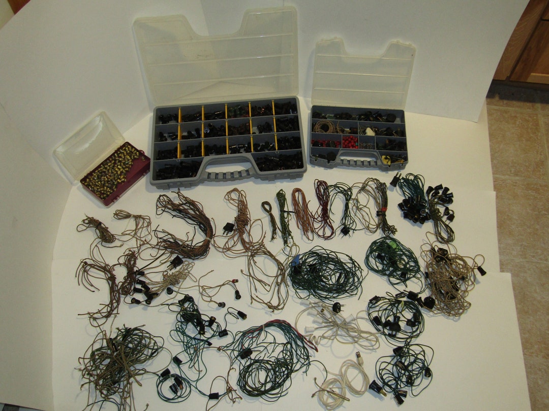 C6 Noma Paramount Clemco Christmas Bubble Light Cord Clips Sockets ...