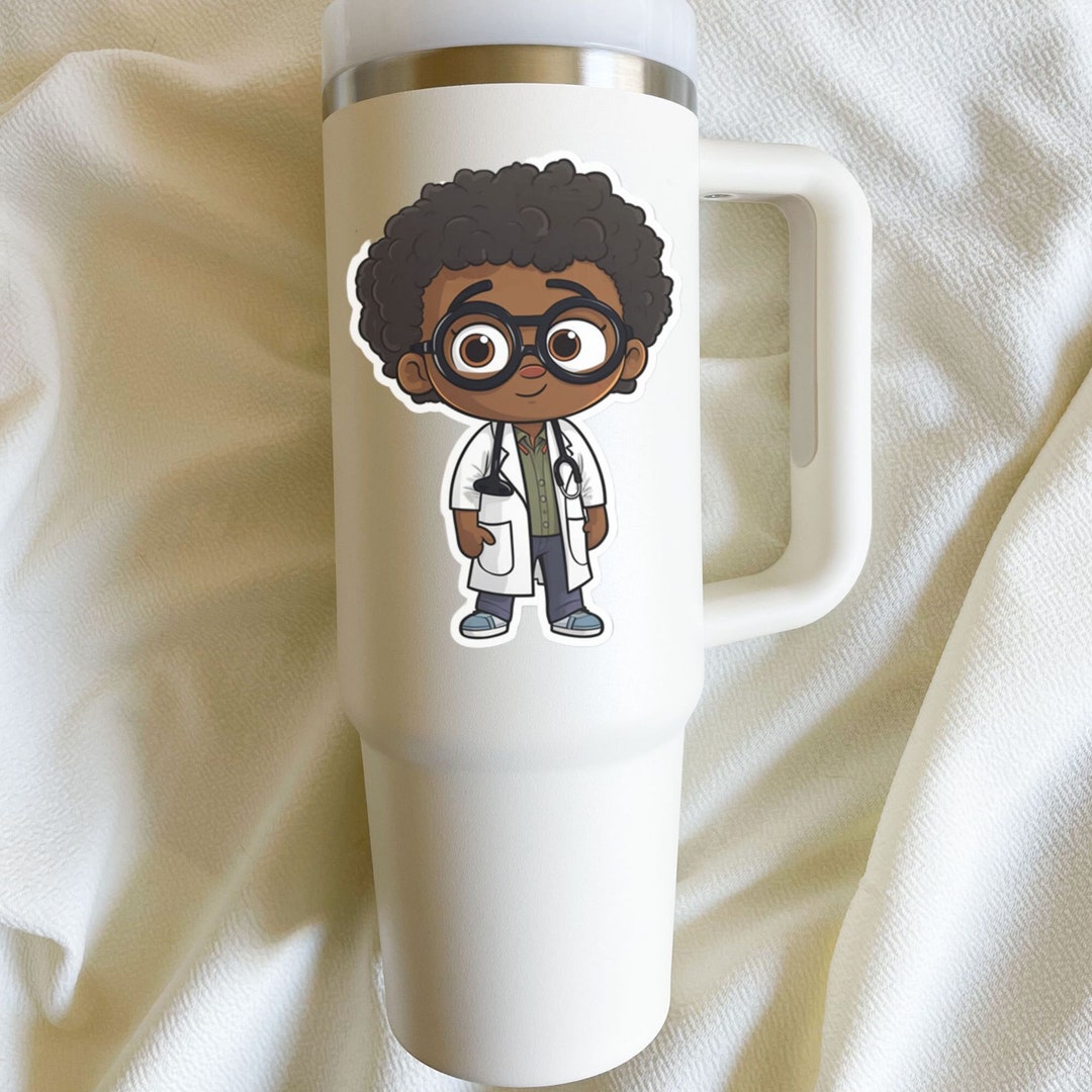 Doctor Kiss Cut Stickers Cute Doctor Cartoon Fun Gift - Etsy