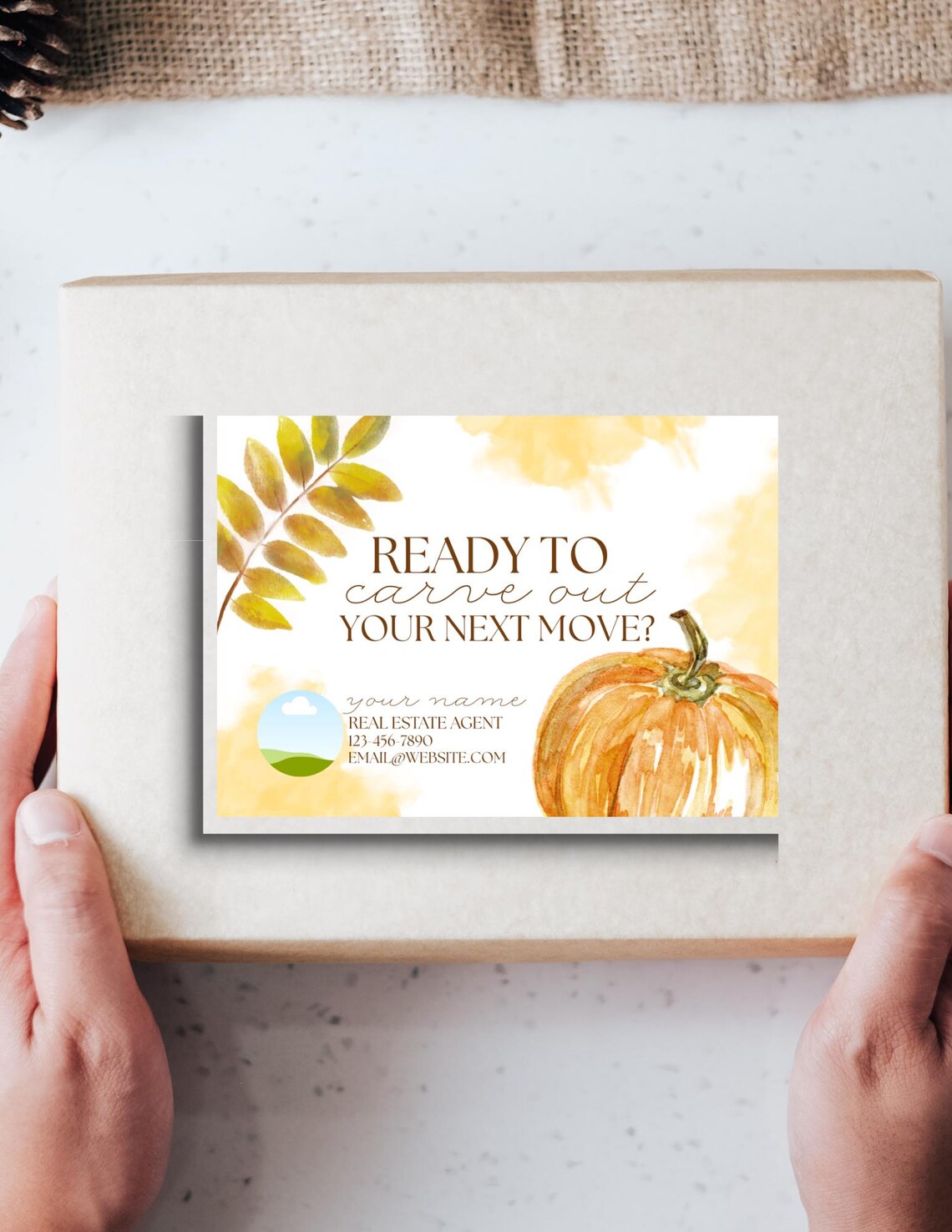 Realtor Fall Pop by Tag: Pumpkin Client Gift, Halloween Appreciation ...