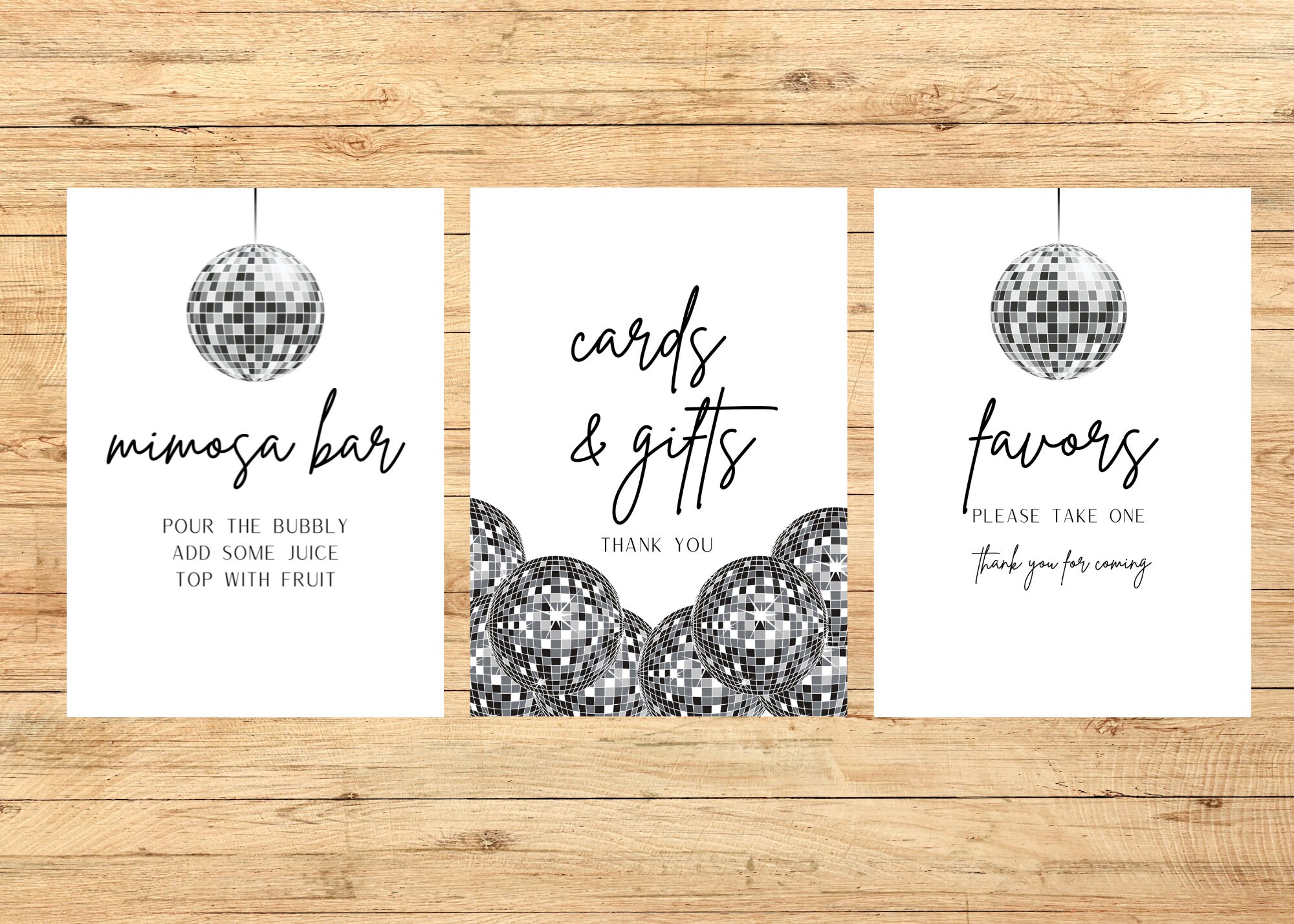 Disco Bridal Shower Games Printable Bride's Last Disco - Etsy