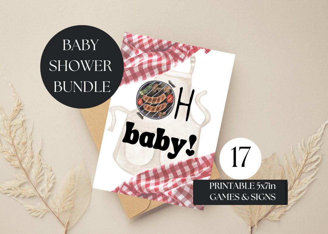 Baby Q Baby Shower Game Printable, Couples Baby Shower Sign Digital ...
