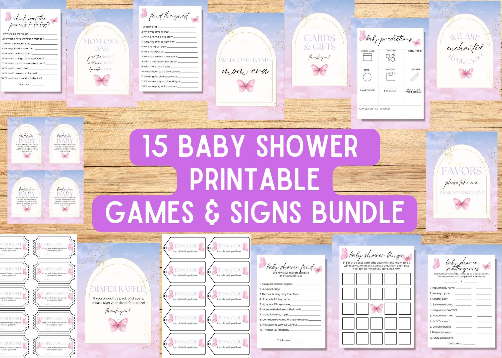 Mom Era Baby Shower, Enchanted Baby Shower Game, Taylor Swift Baby ...