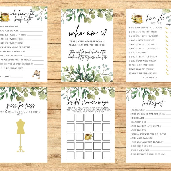 Tea Party Bridal Shower - Etsy