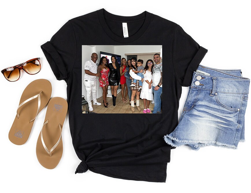 Custom Photo T-shirt Cute Custom Shirt Family Picture Birthday Photo ...