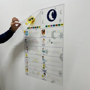 Dry Erase Behavior Responsibility Chart for Children-1 Editable Chore ...