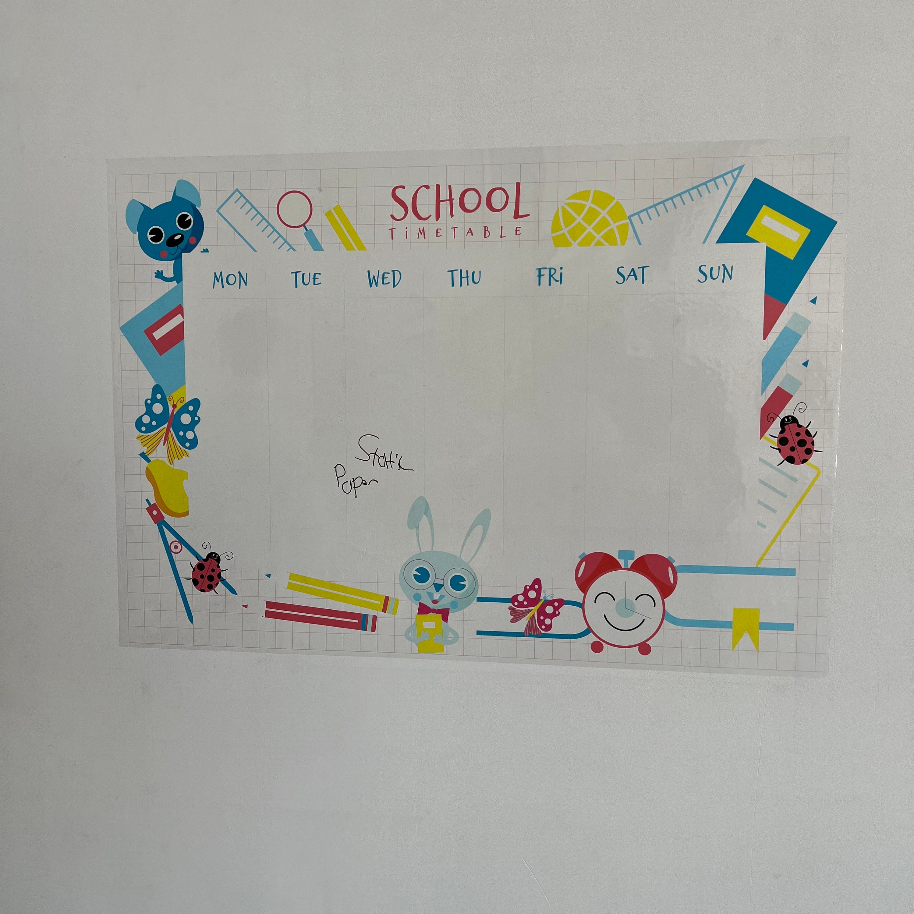 Dry Erase Lesson Planner for Students Kids Daily Planner Plan Your Day ...
