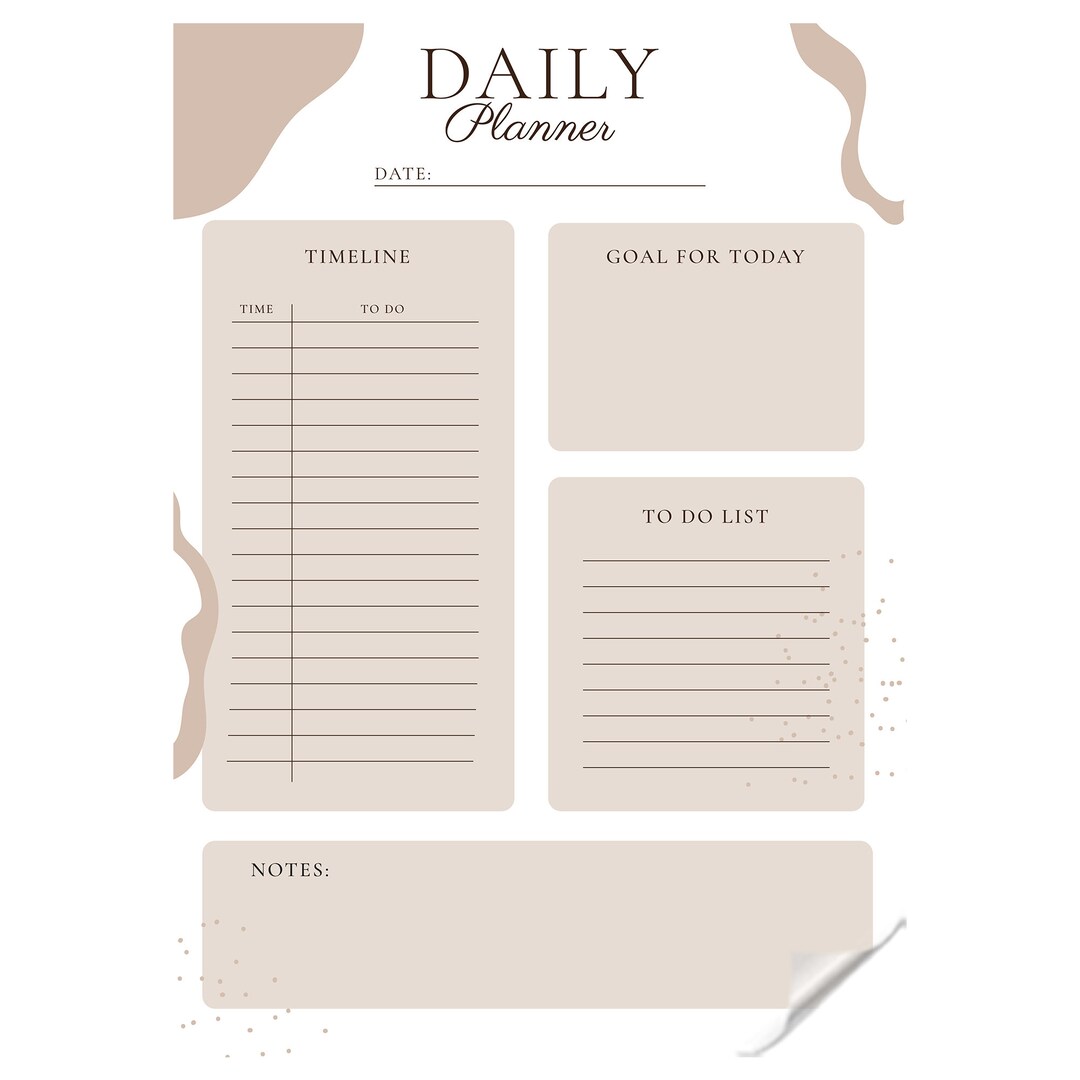 Dry Erase 2024 - 2025 Daily Planner Organizer Model-8 Plan Your Day and ...