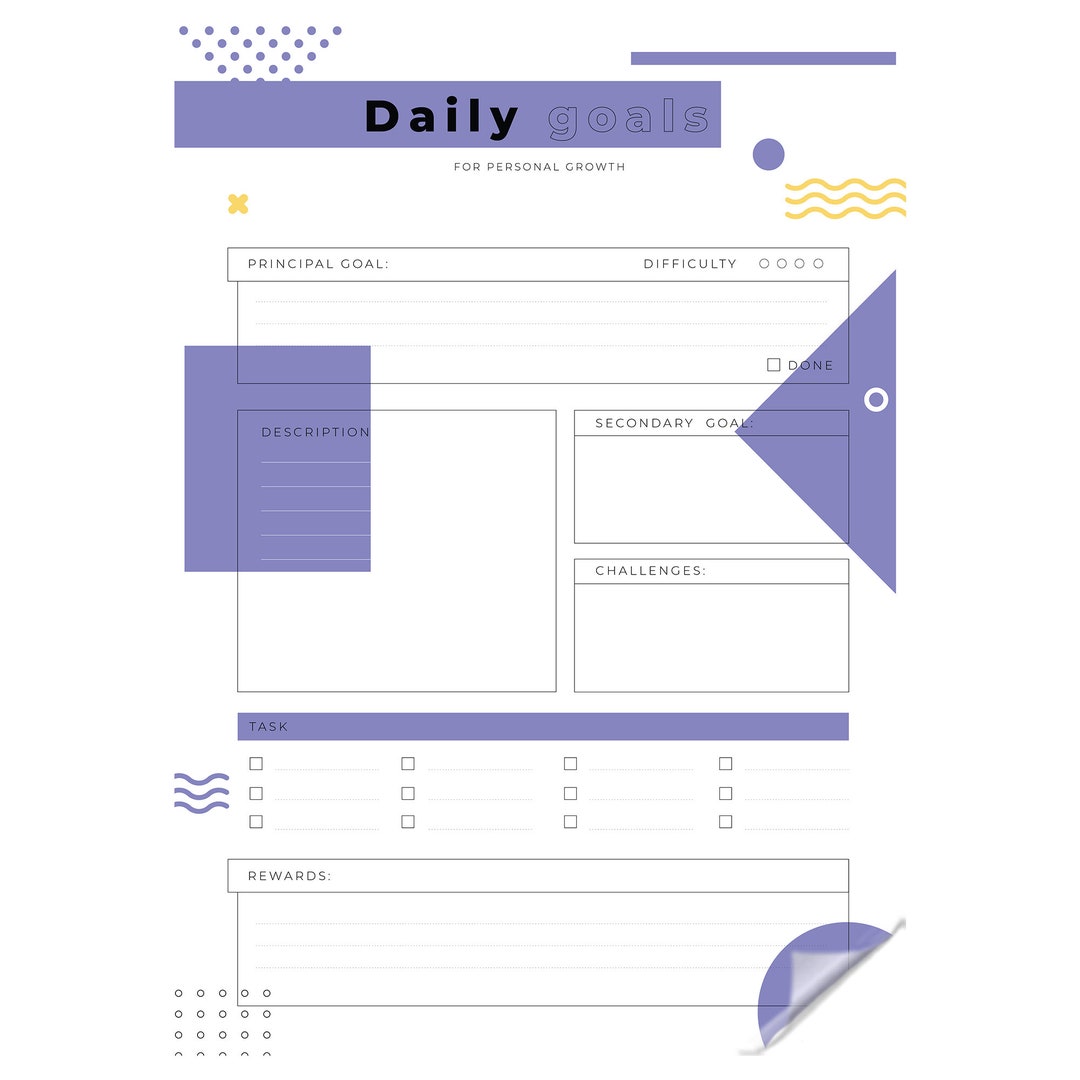 Dry Erase 2024 - 2025 Daily Planner Organizer Model-9 Plan Your Day and ...