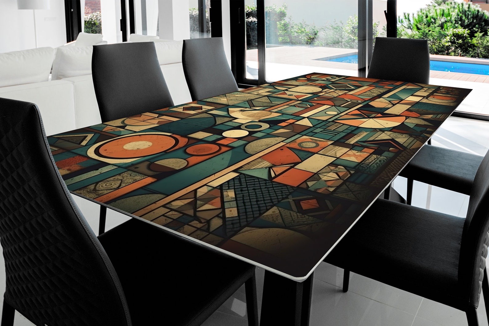 Custom Printed Tablecloth, Table Covering Model-15 Harmless Protection ...