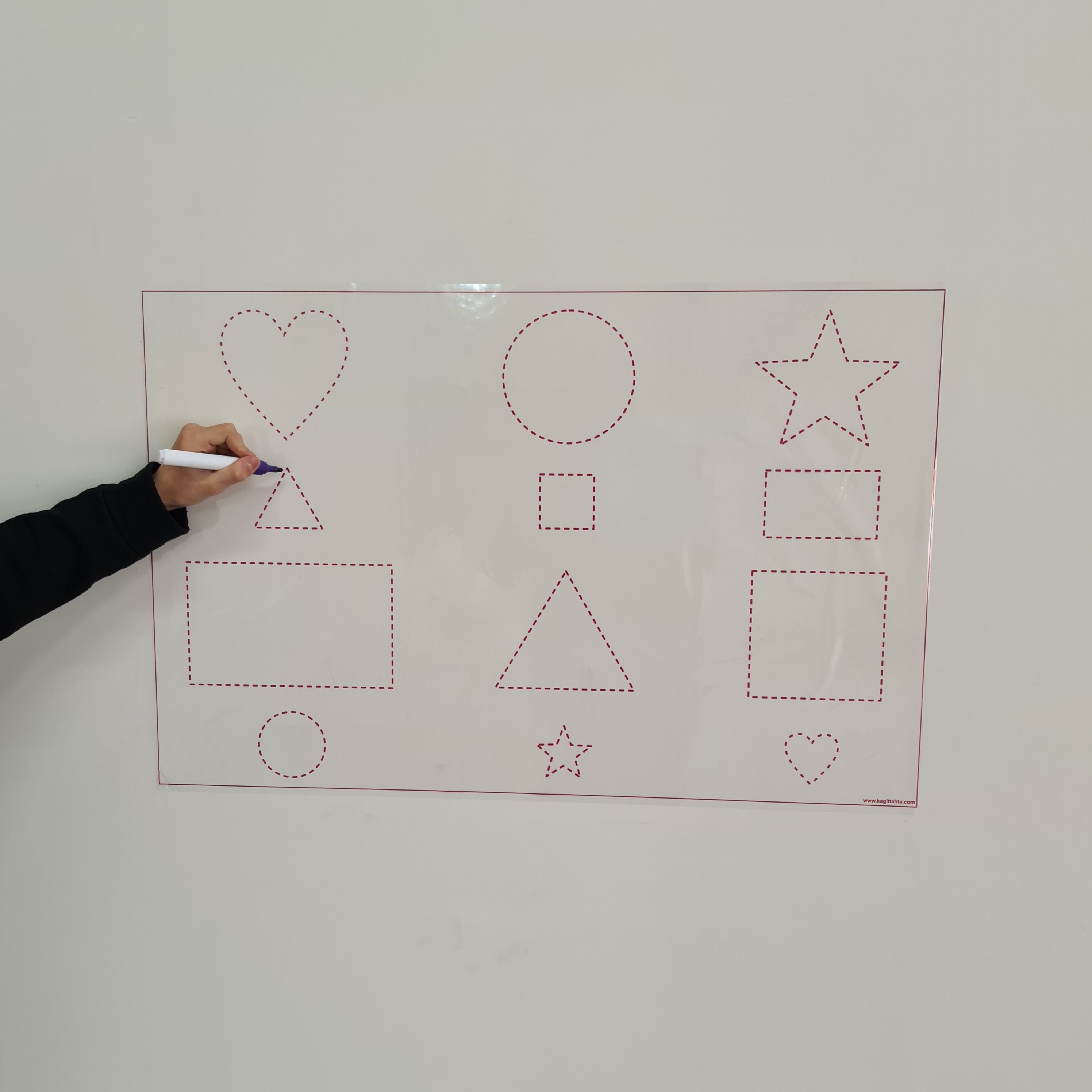 Dry Erase Trace the Shapes for Kids Model-1 Personalized, Simple ...