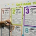 Dry Erase Line Guided English Numbers Activity Decal Number Tracing ...