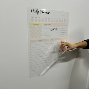 Dry Erase 2024 - 2025 Daily Planner Organizer Model-1 Plan Your Day and ...