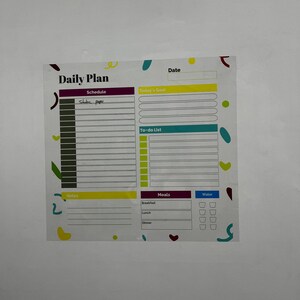 Dry Erase 2024 - 2025 Daily Planner Organizer Model-5 Plan Your Day and ...