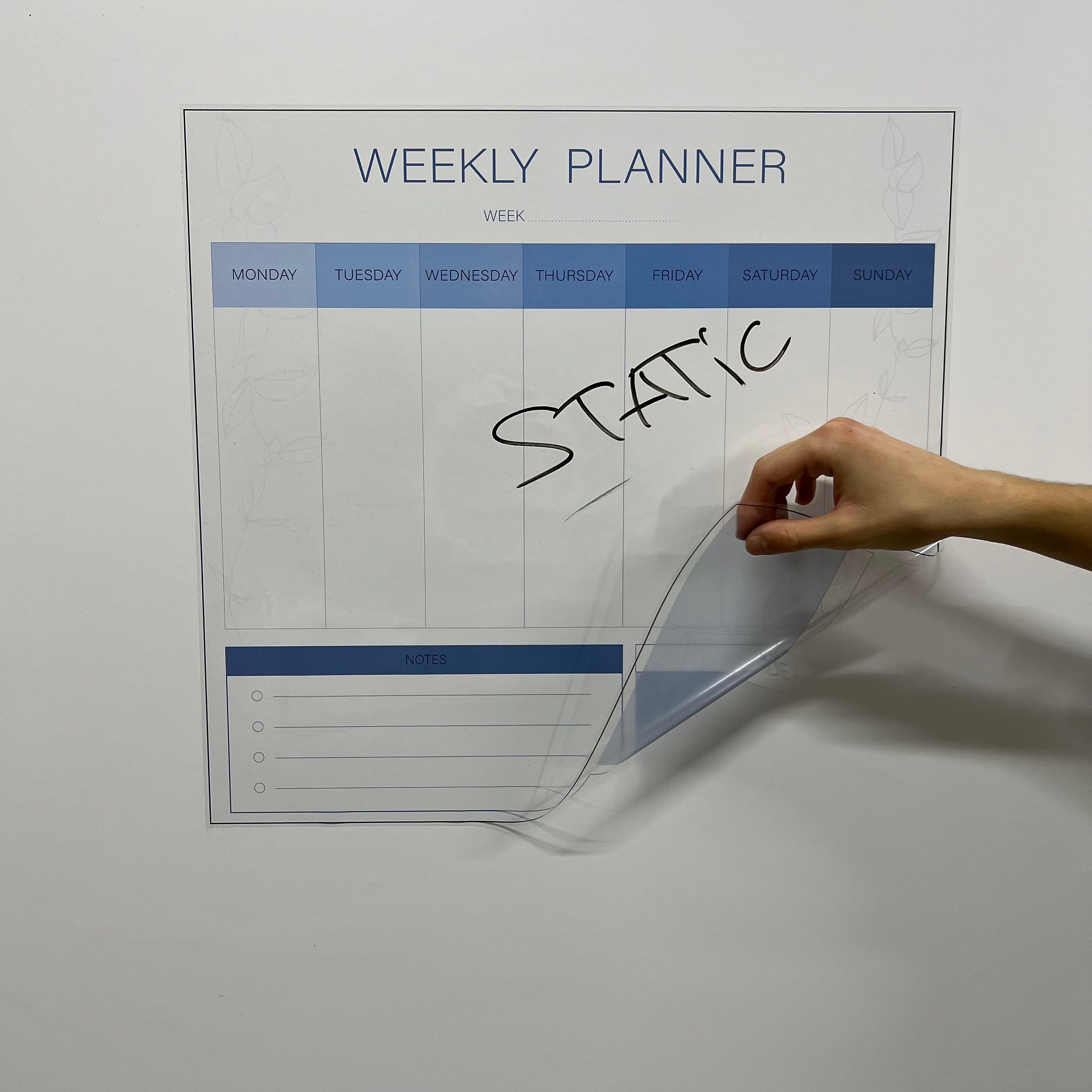 Dry Erase 2024 - 2025 Weekly Planner Organizer Model-1 Plan Your Day ...