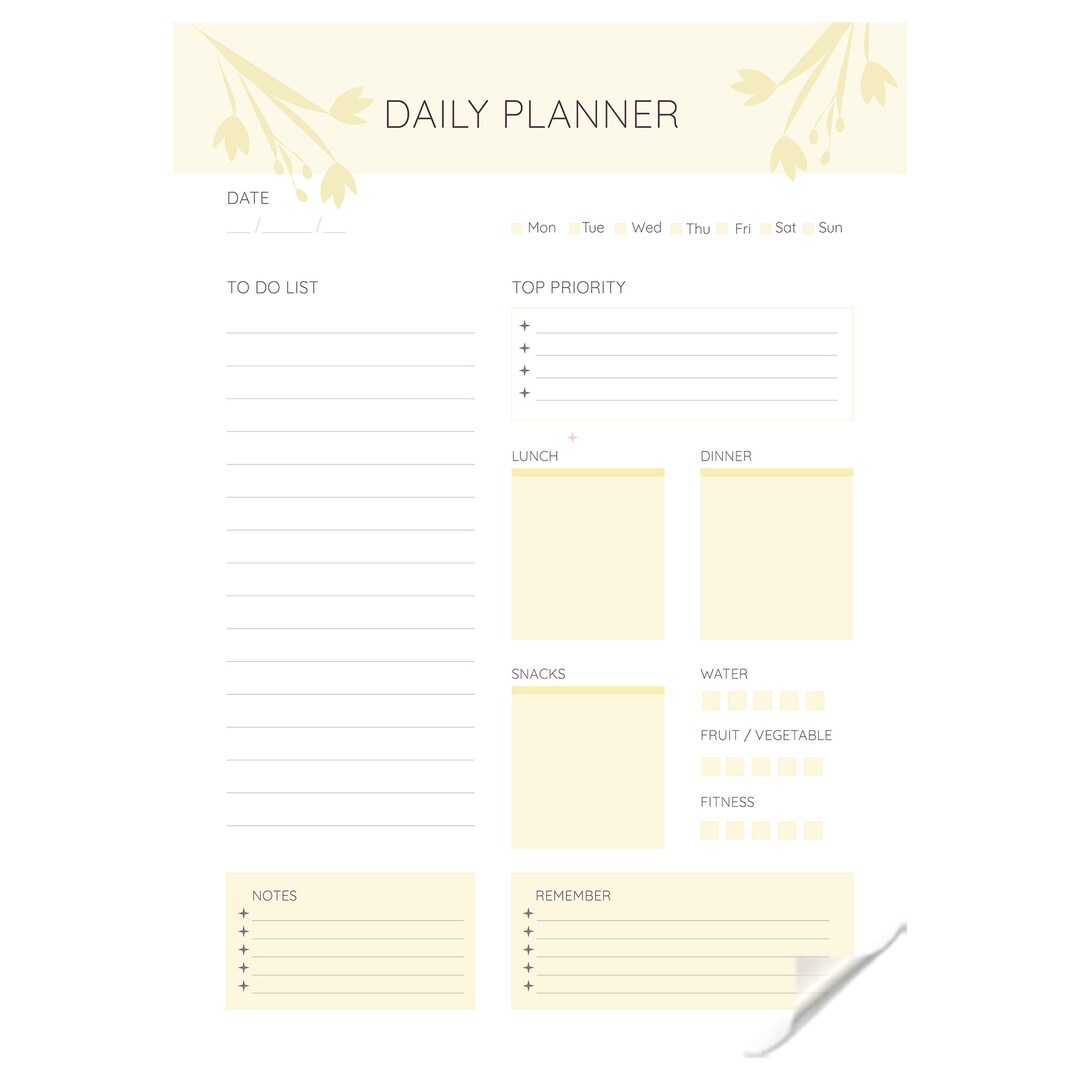 Dry Erase 2024 - 2025 Daily Planner Organizer Model-7 Plan Your Day and ...