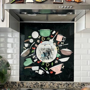 Kitchen Counter Accessory Model-3 Sticker Set Kitchen - Etsy