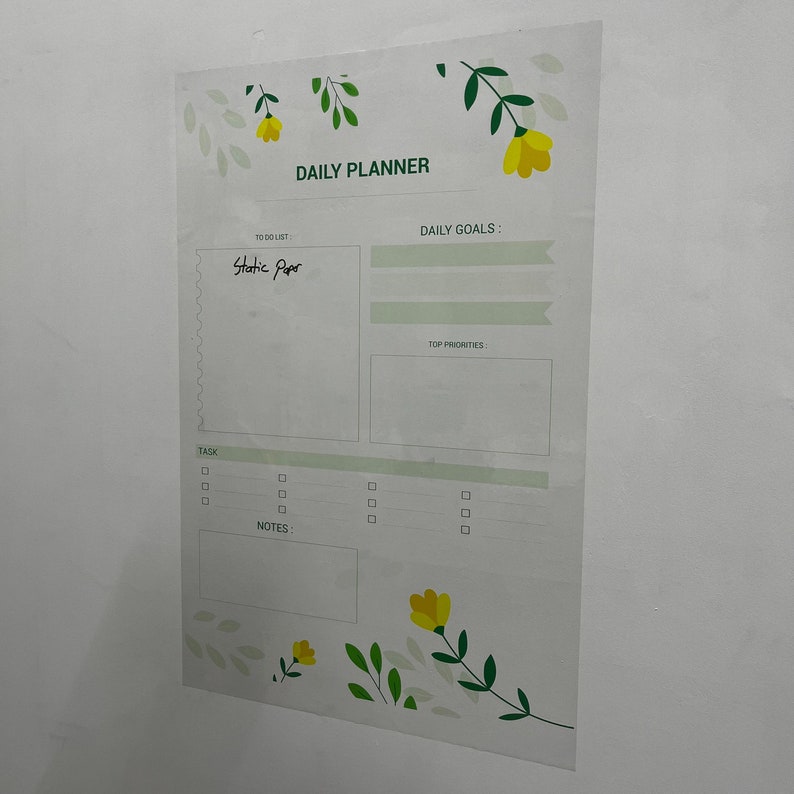 Dry Erase 2024 - 2025 Daily Planner Organizer Model-13 Plan Your Day ...