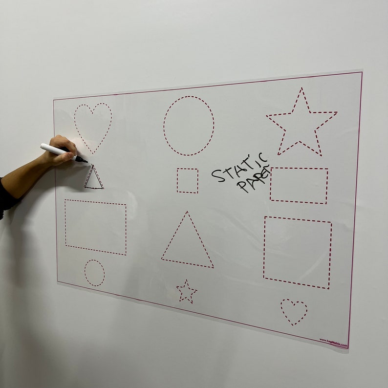 Dry Erase Trace the Shapes for Kids Model-1 Personalized, Simple ...