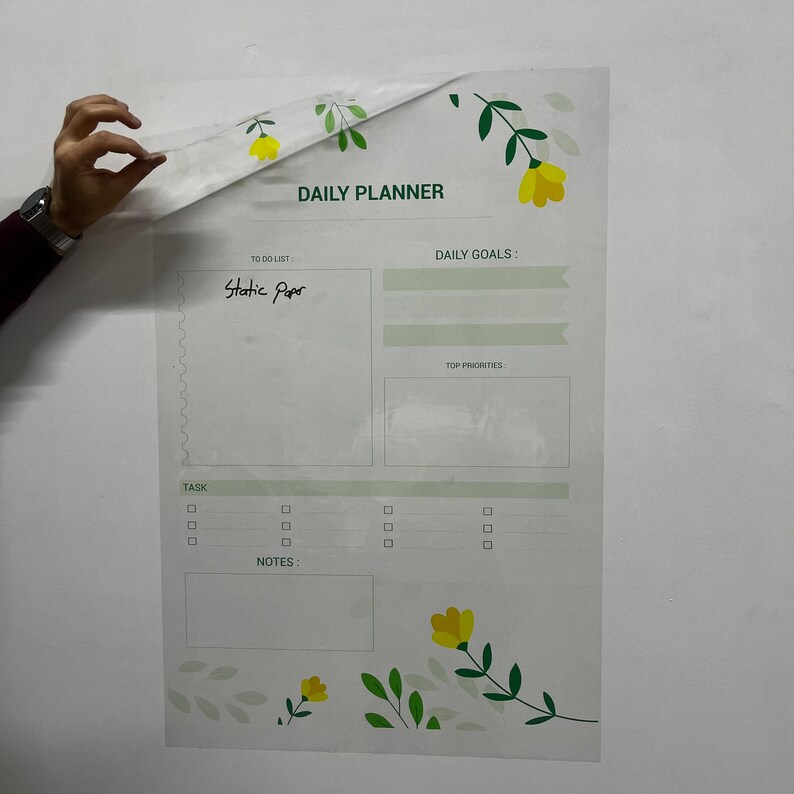 Dry Erase 2024 - 2025 Daily Planner Organizer Model-13 Plan Your Day ...
