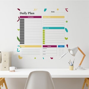 Dry Erase 2024 - 2025 Daily Planner Organizer Model-5 Plan Your Day and ...