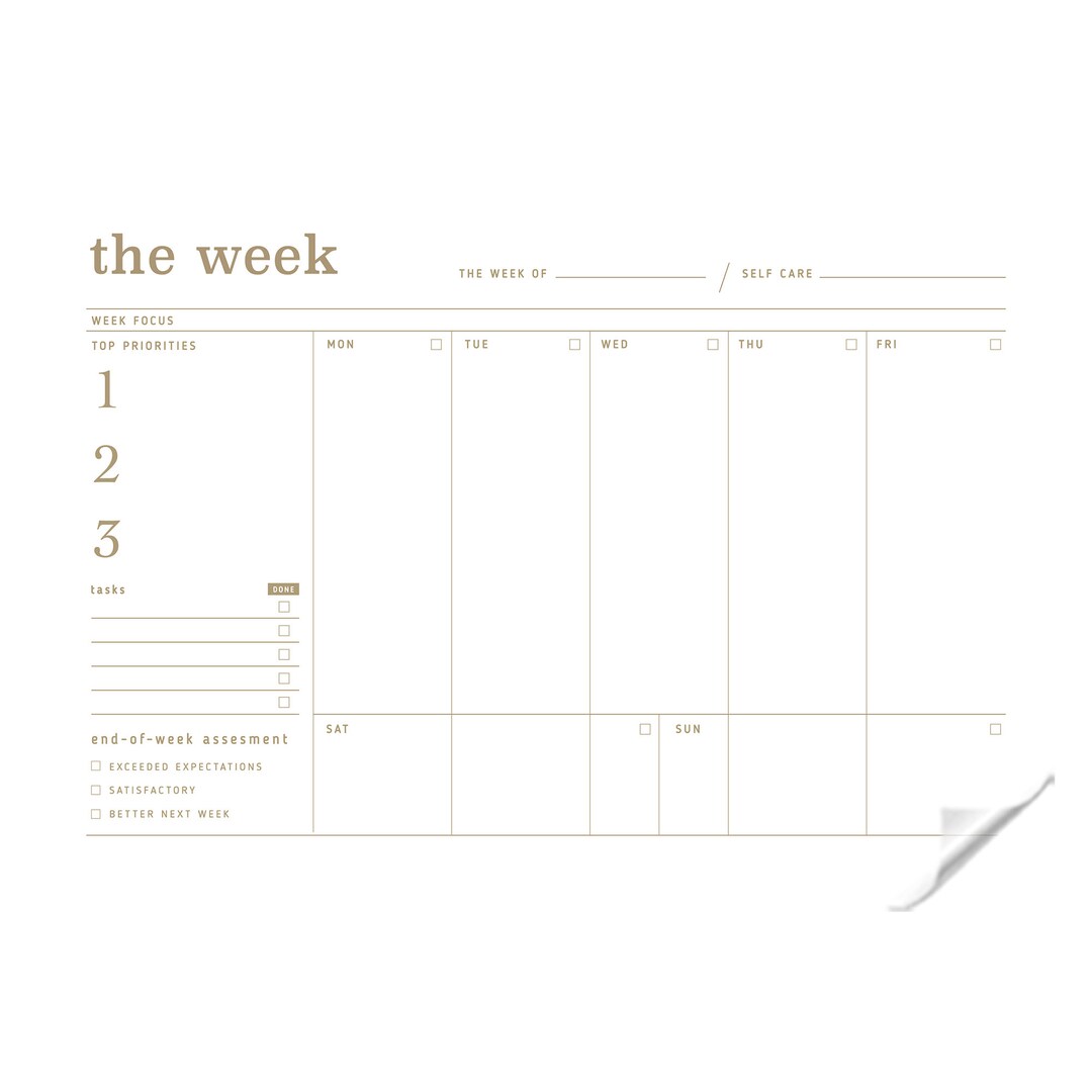 Dry Erase 2024 - 2025 Weekly Planner Organizer Model-12 Plan Your Day ...