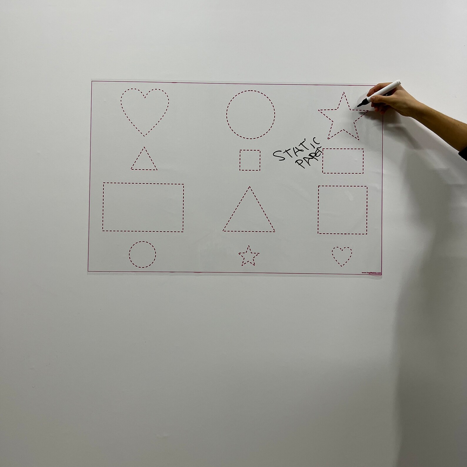 Dry Erase Trace the Shapes for Kids Model-1 Personalized, Simple ...